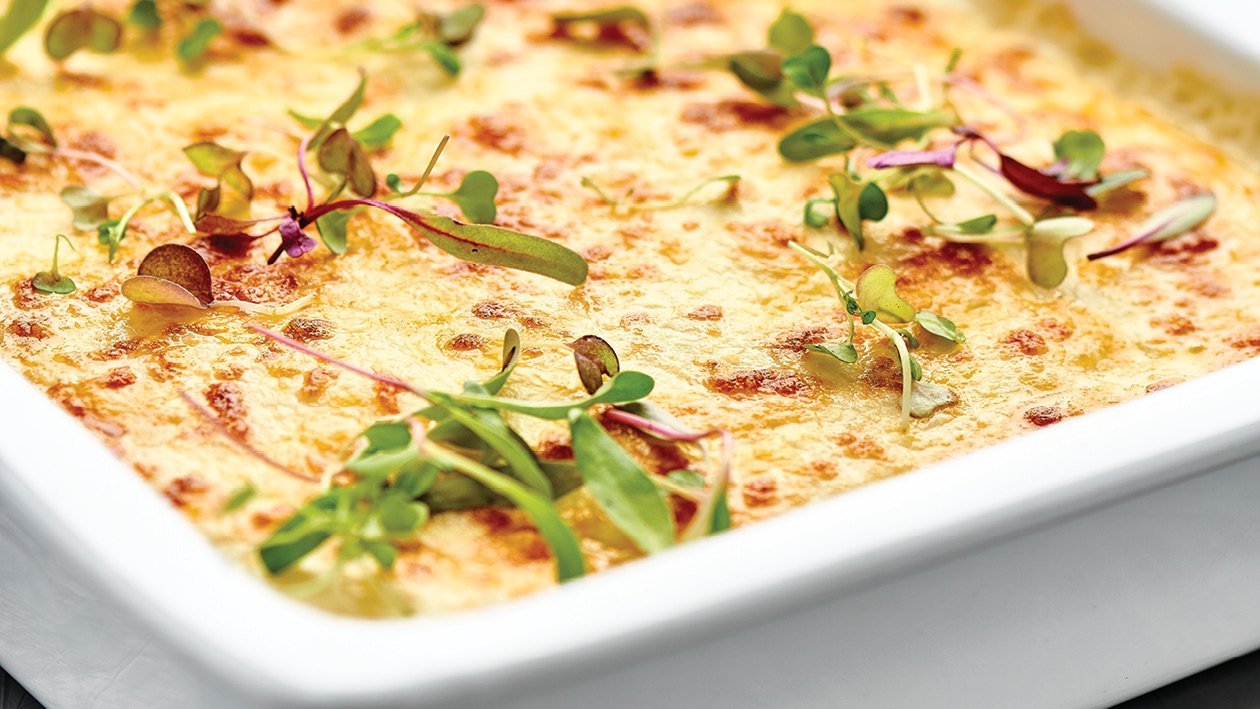 Baked Baby Marrow with Spinach and Feta | Unilever Food Solutions