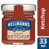 Hellmann's Tomato Ketchup 80 x 33 ml Mini-Glas