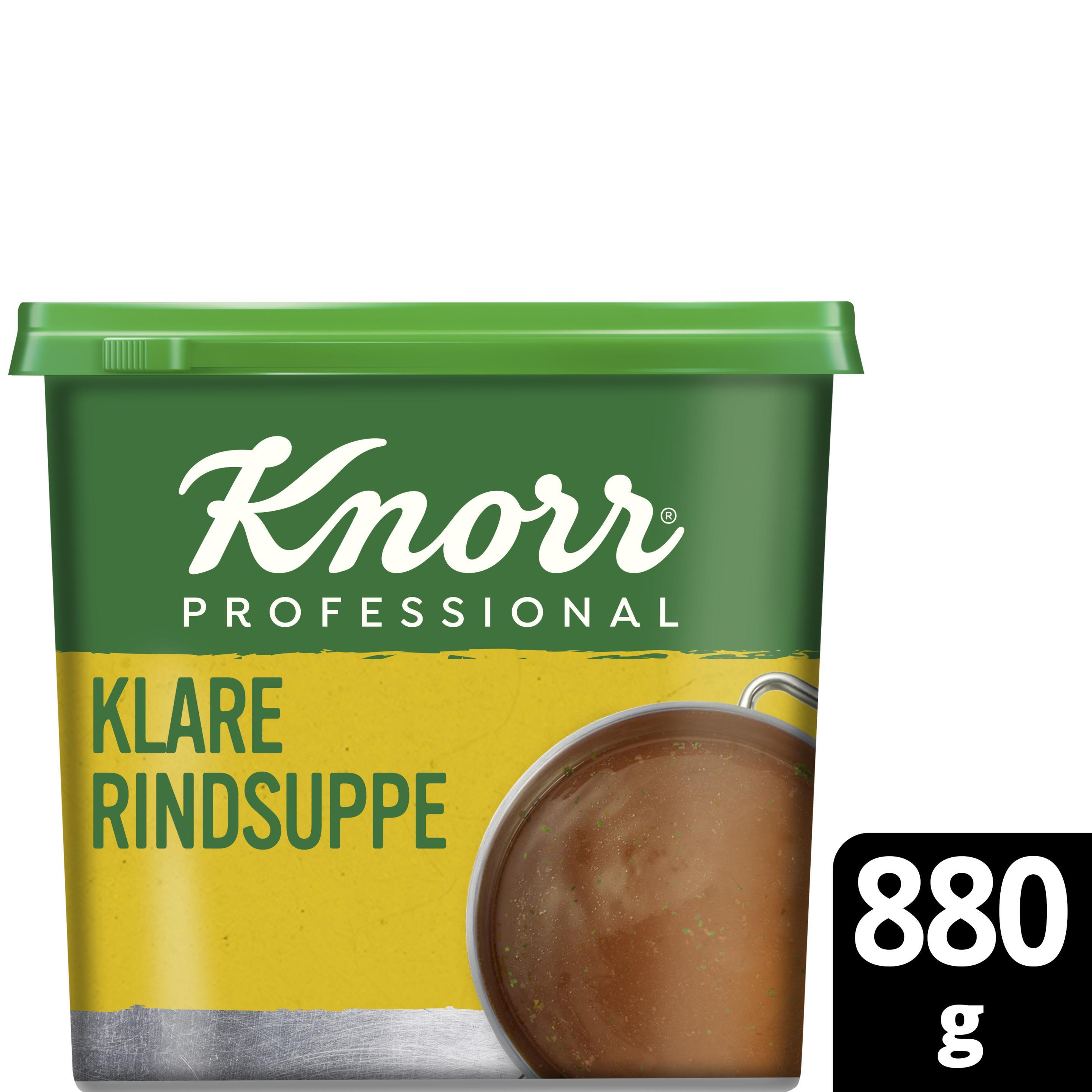 Knorr Professional Klare Rindsuppe mit Suppengrün 1 x 880 g